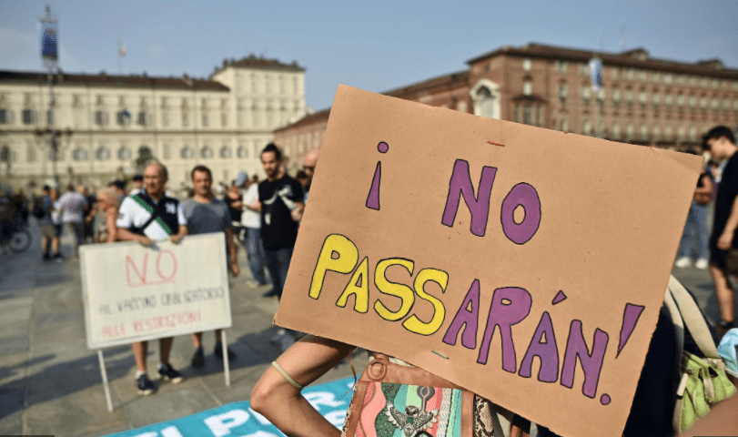 "No Pass(aran)!". La Follia Dei ‘No Pass’ Preoccupa Il Viminale. Quanto ...